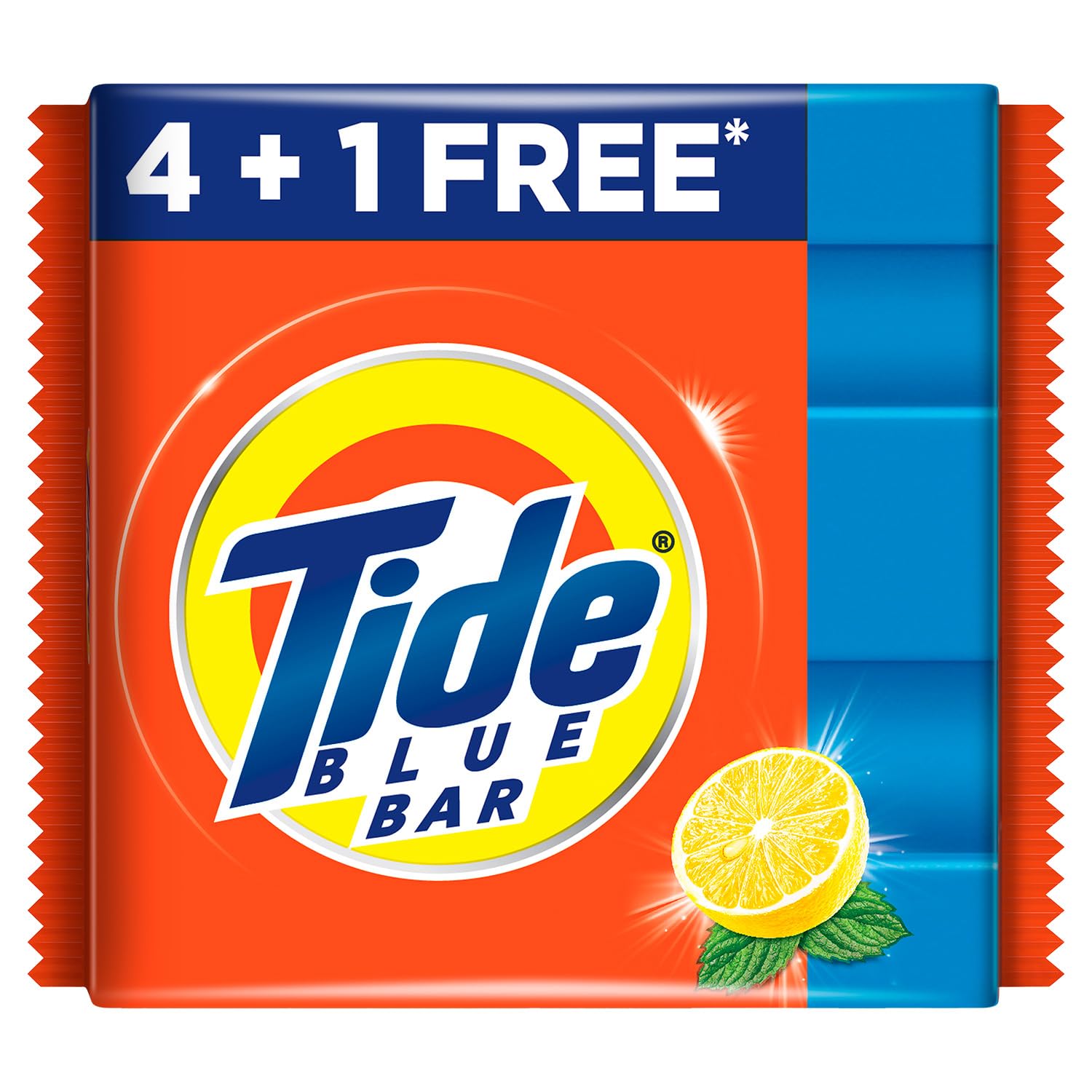 Tide Blue Detergent Bar Value Pack 5x200g
